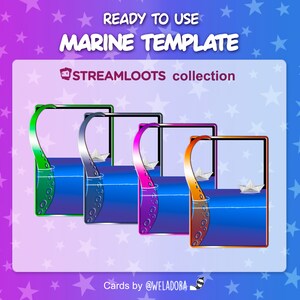 Streamloots Marine Template - Etsy