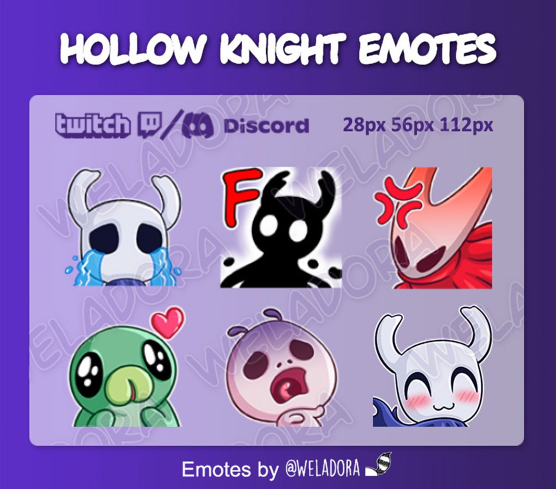 Hollow Knight Emotes Pack - Etsy