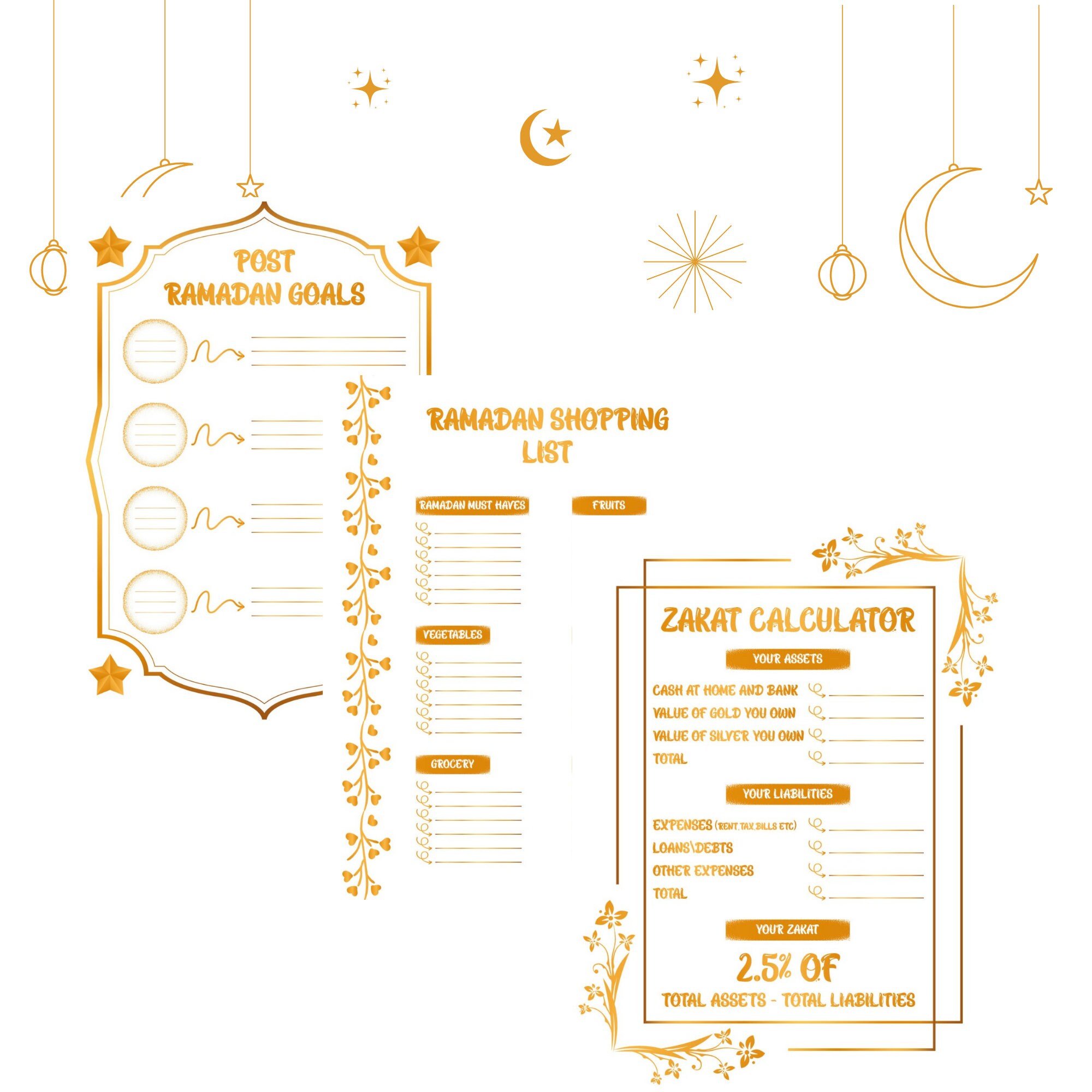 Ramadan Planner Printable, Ramadan Planner 2023, Ramadan Planner and ...
