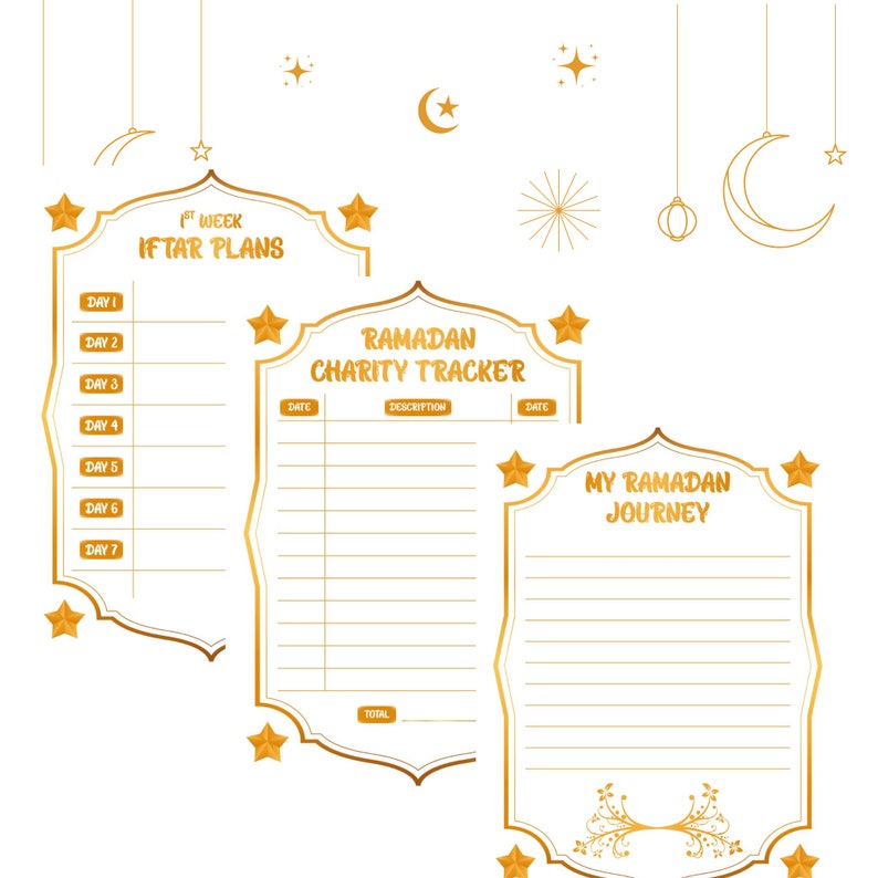 Ramadan Planner Printable, Ramadan Planner 2023, Ramadan Planner and ...