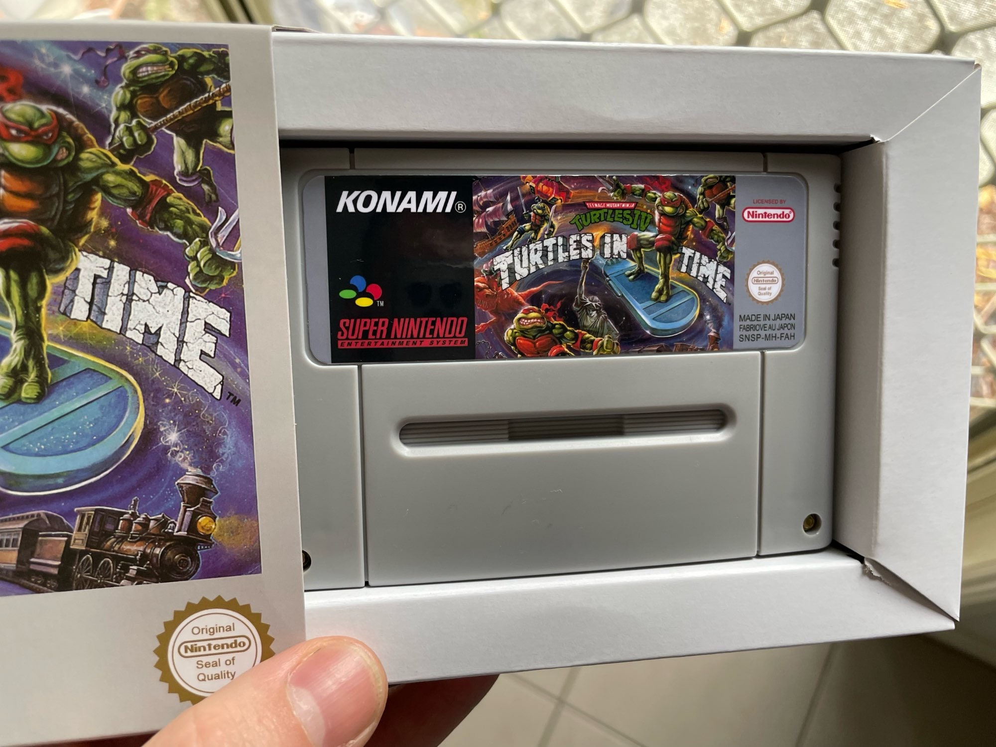 Turtles Time 4 Video Game Cartridge Nintendo SNES EUR PAL Box - Etsy
