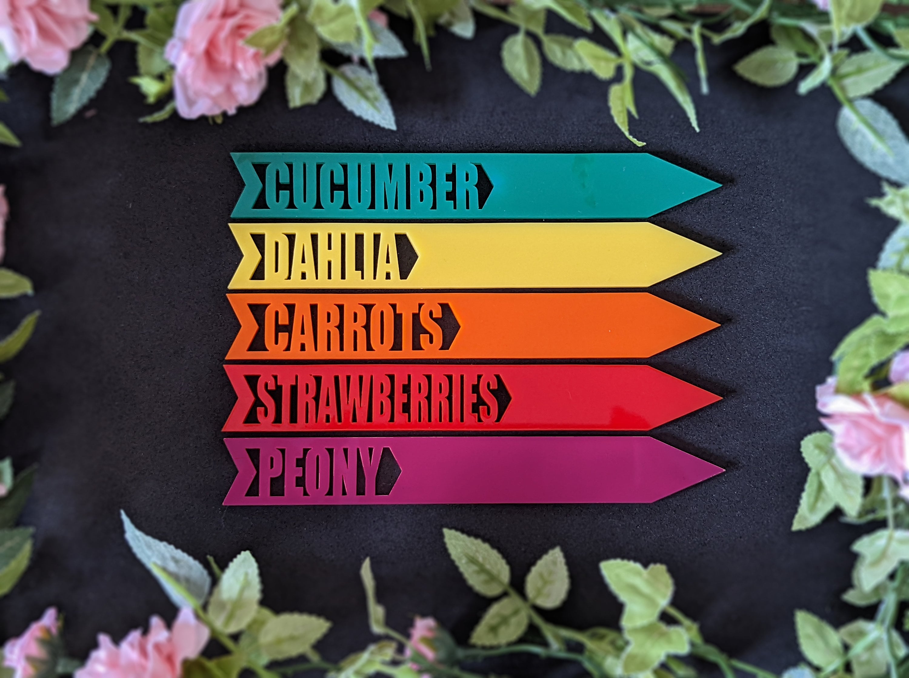 Personalised Garden Stake/label. Create Your Own Custom Acrylic Plant ...
