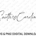 South Carolina Svg, Digital Download, USA Svg, Cursive Font Svg, South ...