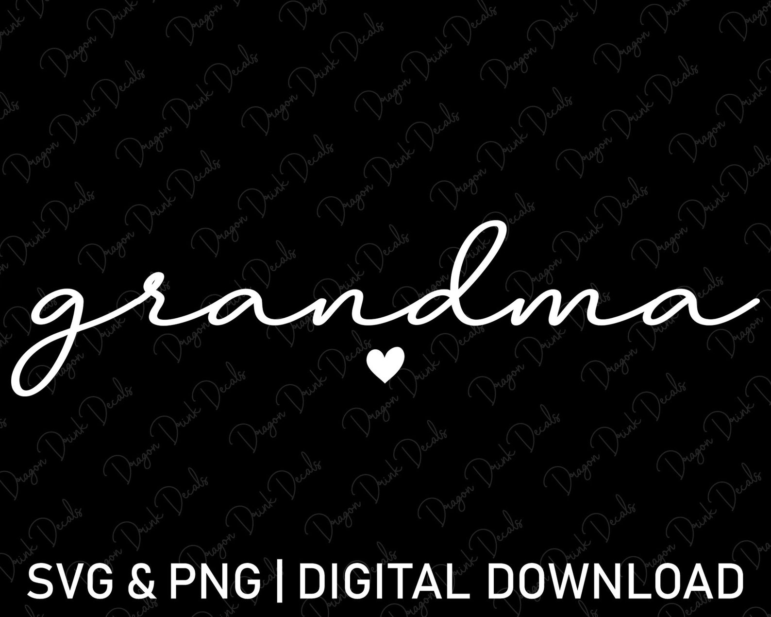 Grandma Svg, Heart Svg, Digital Downloads, Family Svg, Nana Svg ...
