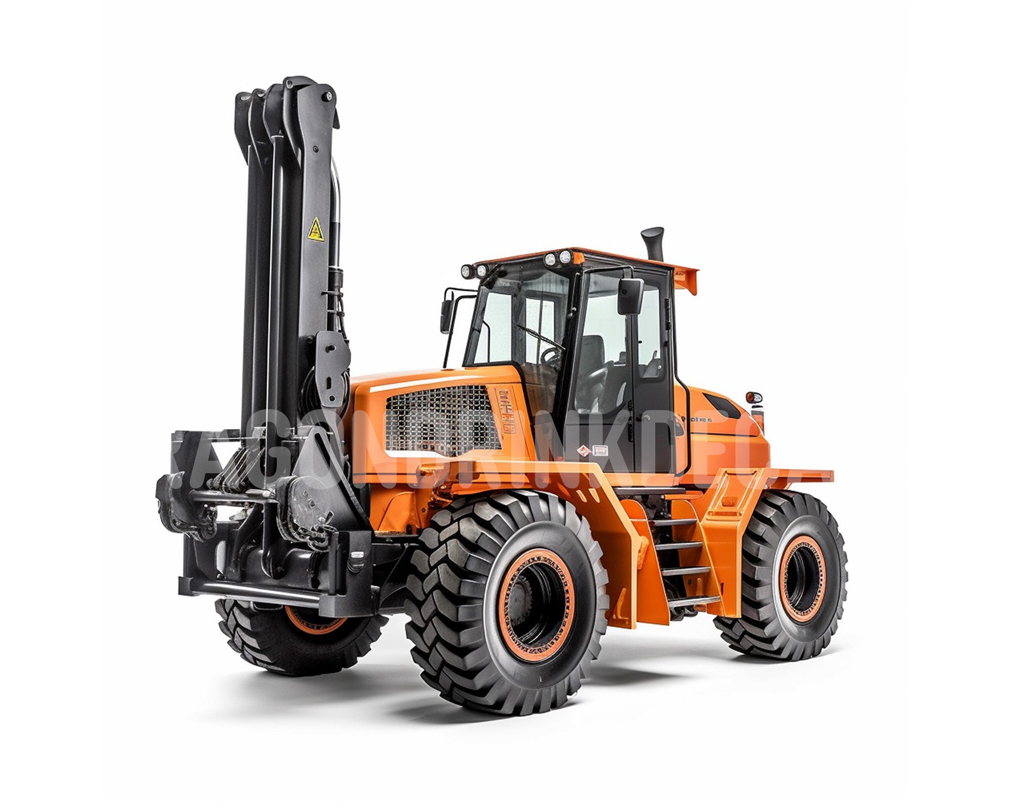 Telescopic Handler Clipart 12 High Quality JPG Files - Etsy