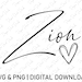 Zion Svg, Digital Download, Cursive Font Svg, National Park Svg ...