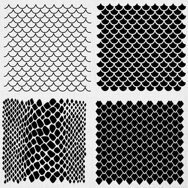 Dragon Scales Patterns Printable - Etsy