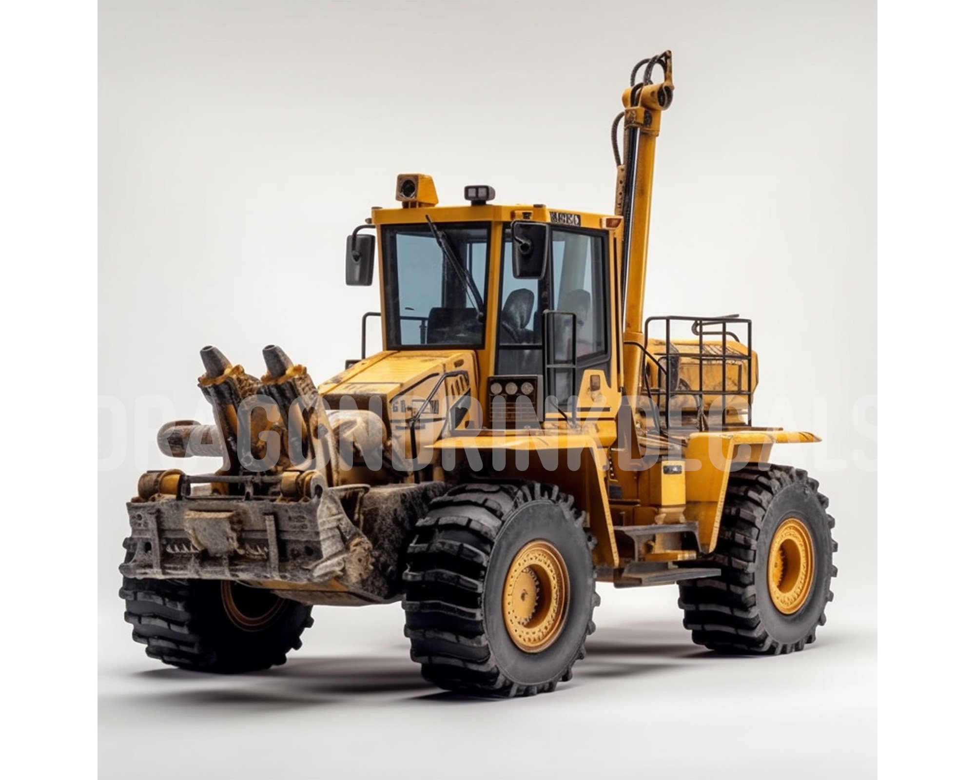 Telescopic Handler Clipart 12 High Quality JPG Files - Etsy