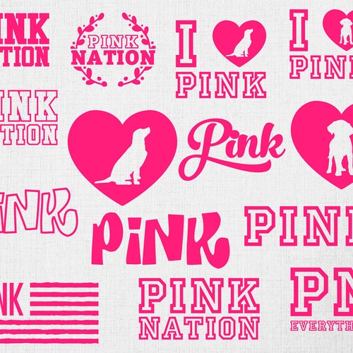 Victorias Secret Pink Svg Fashion Logo Svg Pink Nation Svg - Etsy Hong Kong