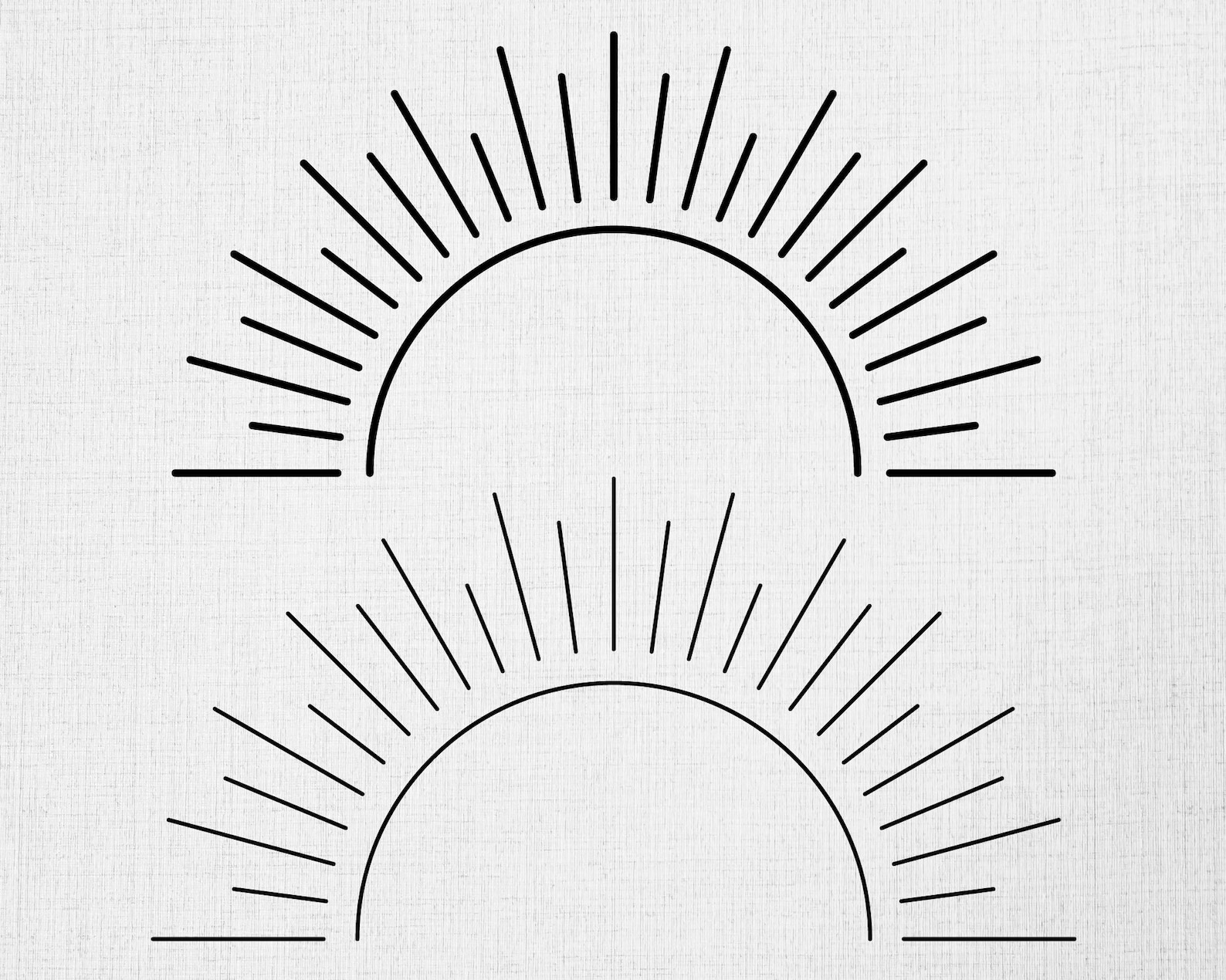 Half Sun Svg, Digital Download, Boho Sun Svg, Sun Svg, Sunshine Svg ...