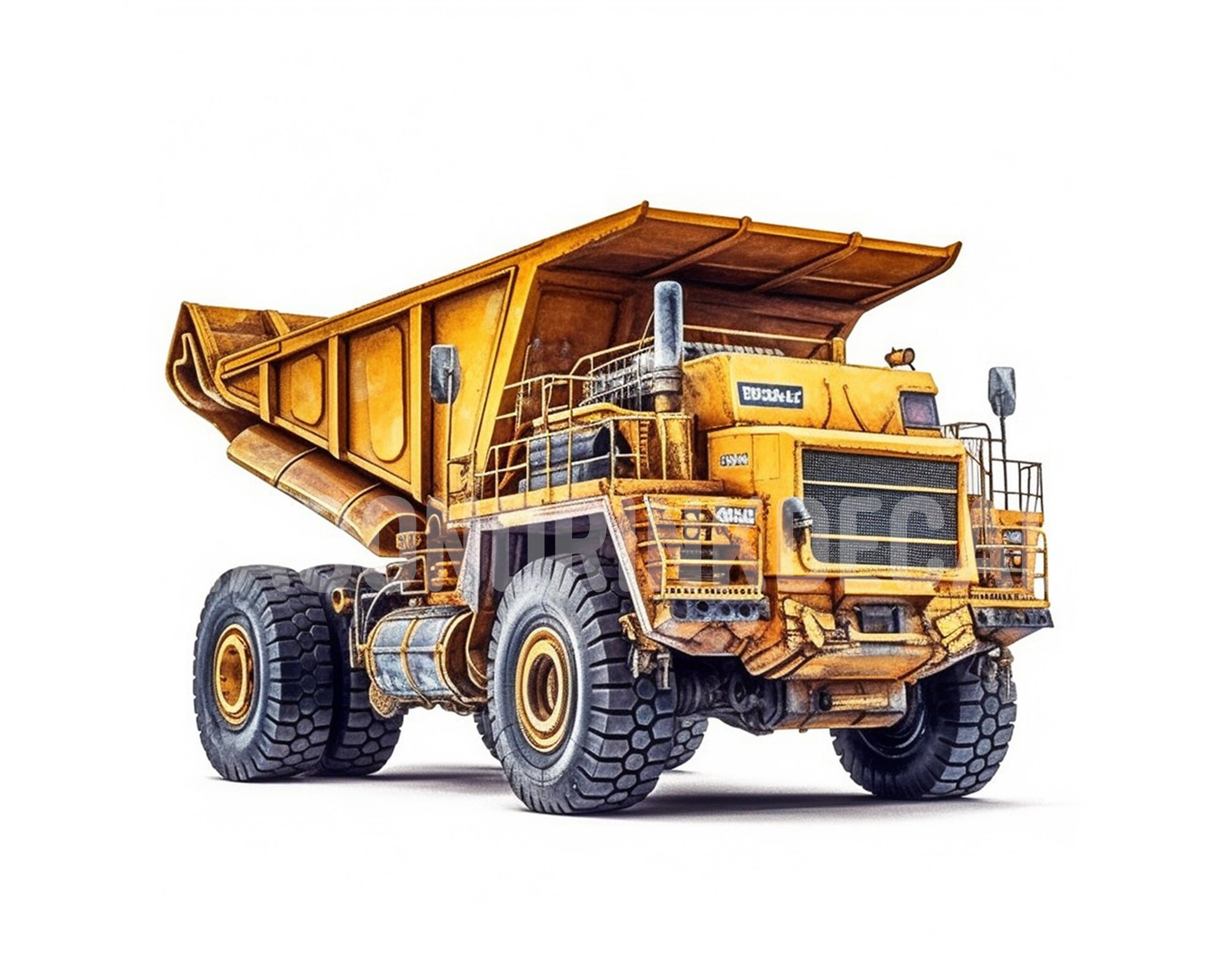 Articulated Dump Truck Clipart, 12 High Quality JPG Files, Construction ...