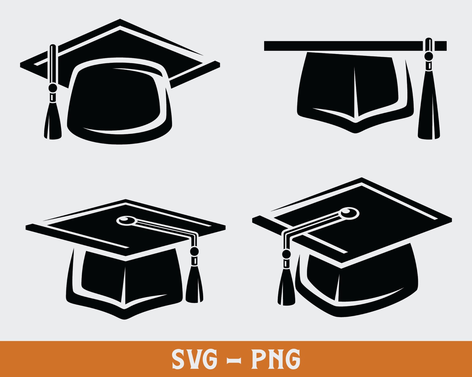 Graduation Hat Svg, Digital Download, Blank Graduation Cap Svg, Cap ...