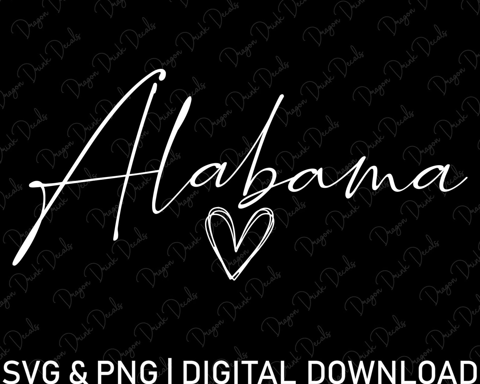 Alabama Svg, Digital Download, USA Svg, Cursive Font Svg, Alabama Shirt ...