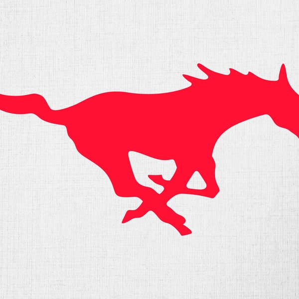 Smu Mustangs Decal - Etsy