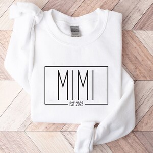 Mimi Est. 2023 Svg, Digital Download, Mom Life Svg, Mimi Svg, Est. 2023 ...
