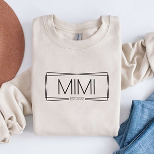Mimi Est. 2022 Svg, Digital Download, Mimi Frame Svg, Mimi Svg, Est ...