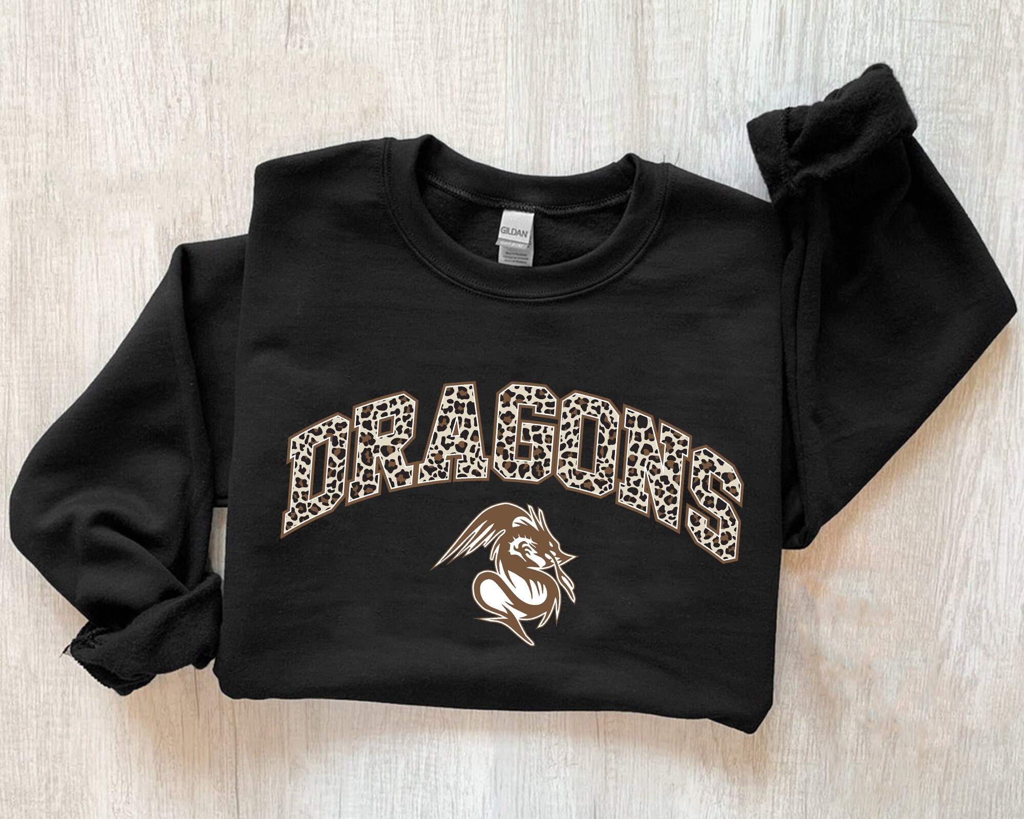 Dragons Leopard Mascot Svg, Mascot Sublimation, Dragons Svg, Pride ...