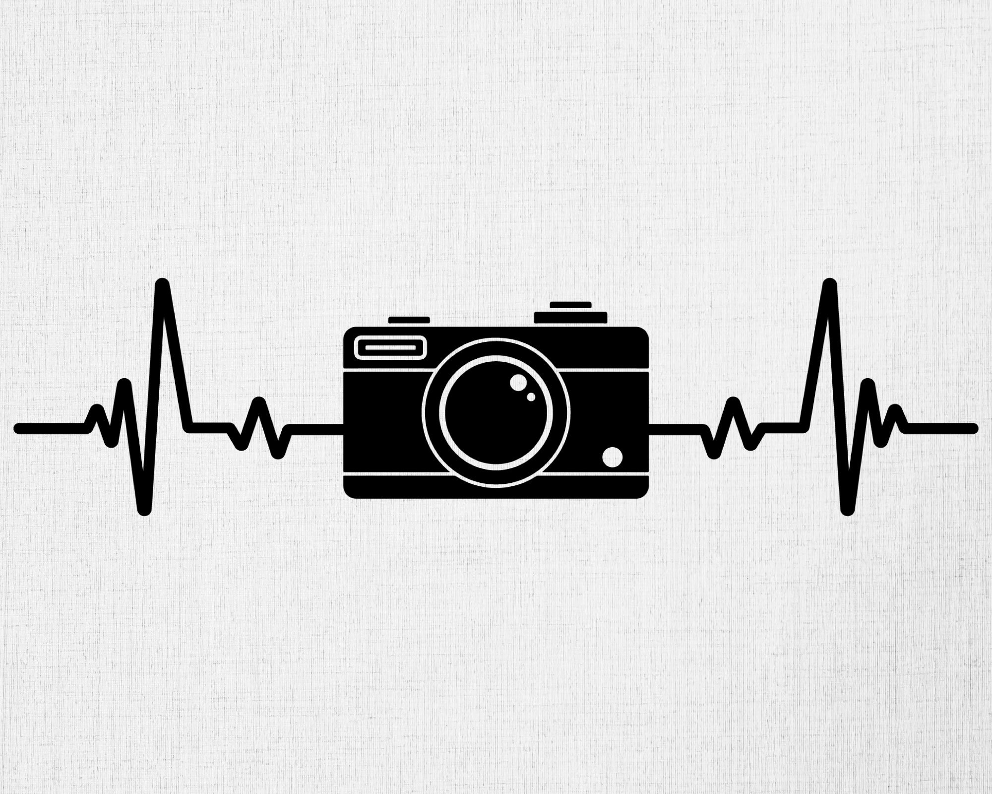Camera Heartbeat Svg Digital Download Heartbeat Svg Camera - Etsy