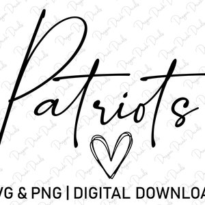 Patriots Svg, Heart Svg, Sports Svg, Basketball Svg, Baseball Svg ...