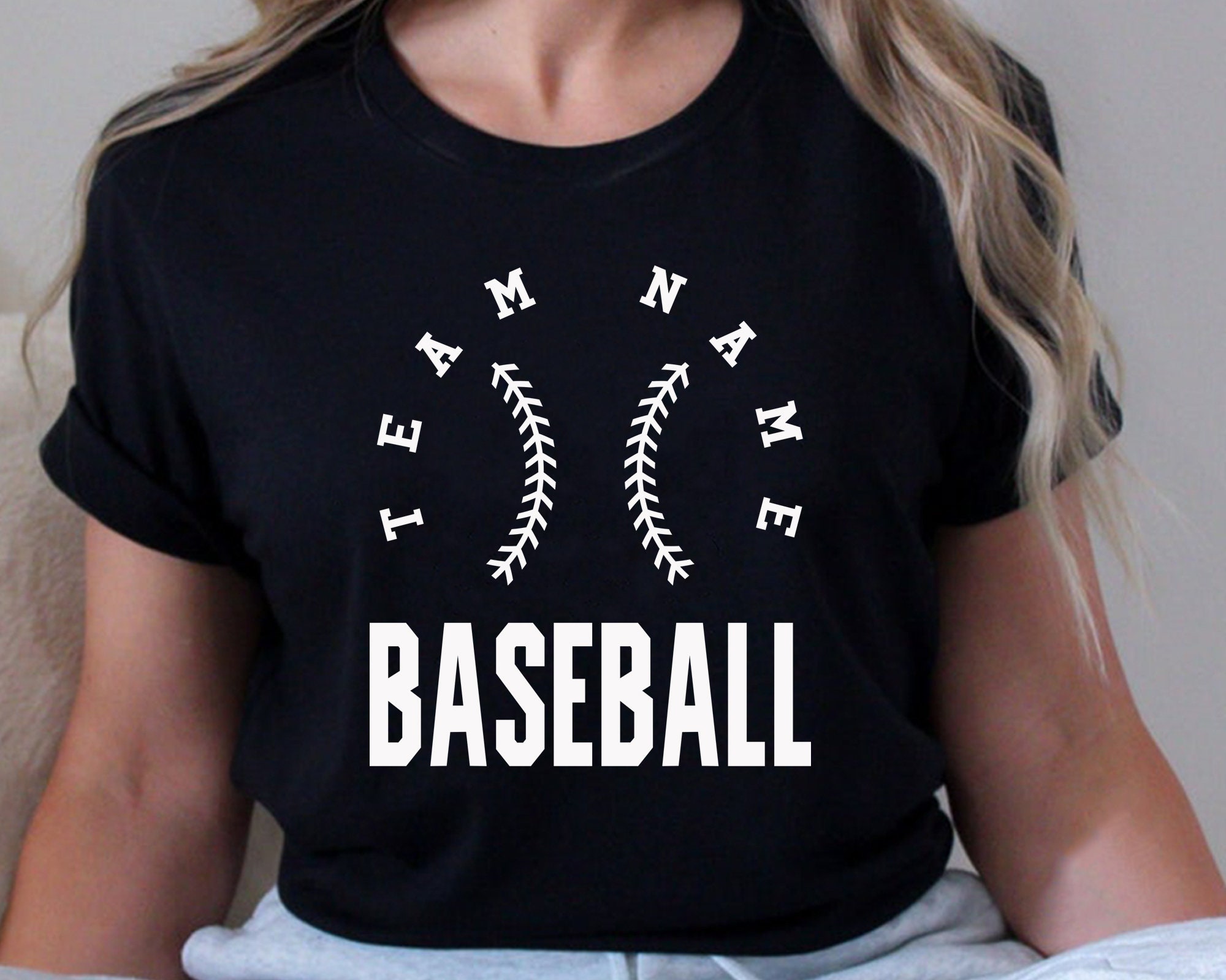 Baseball Svg Team Name Svg Baseball Lace Svg Digital - Etsy