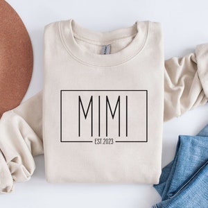Mimi Est. 2023 Svg, Digital Download, Mom Life Svg, Mimi Svg, Est. 2023 ...