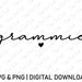 Grammie Svg, Heart Svg, Grandma Svg, Digital Downloads, Family Svg ...