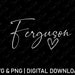 Ferguson Svg, Digital Downloads, USA State Svg, Cursive Fonts Svg ...