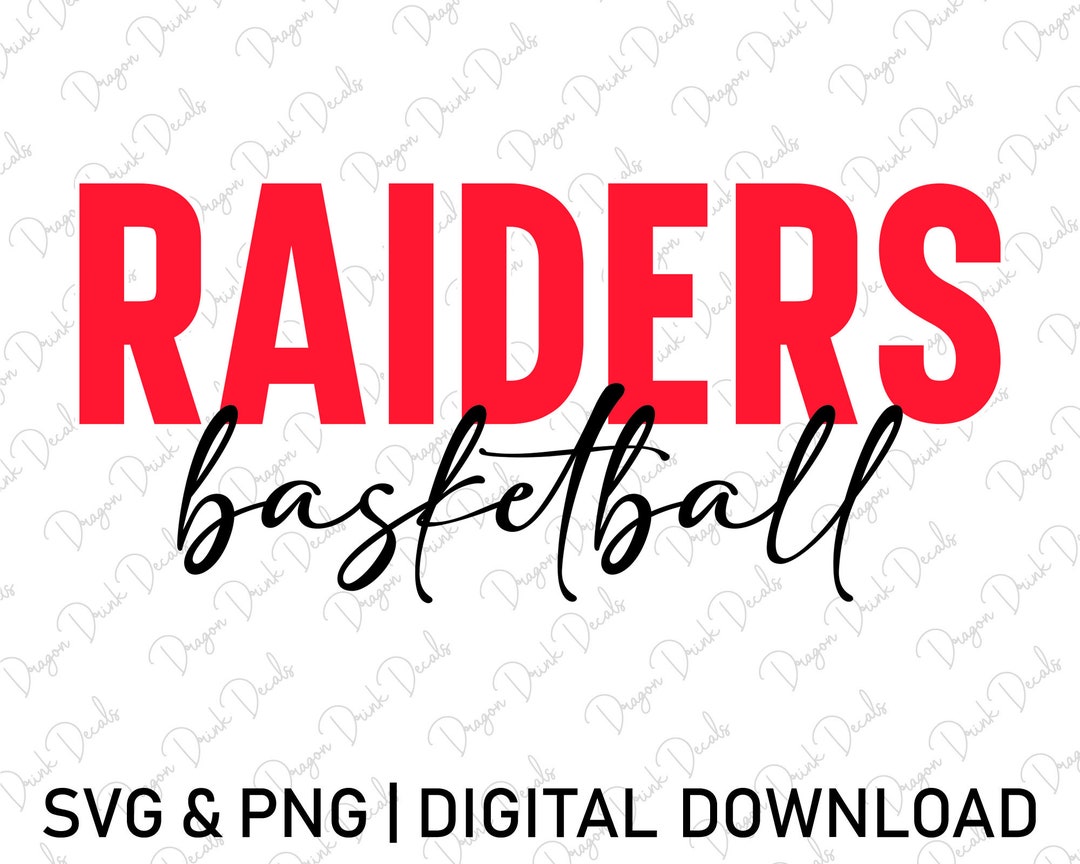 Raiders Basketball Svg, Team Name Svg, Sports Svg, Digital Downloads ...
