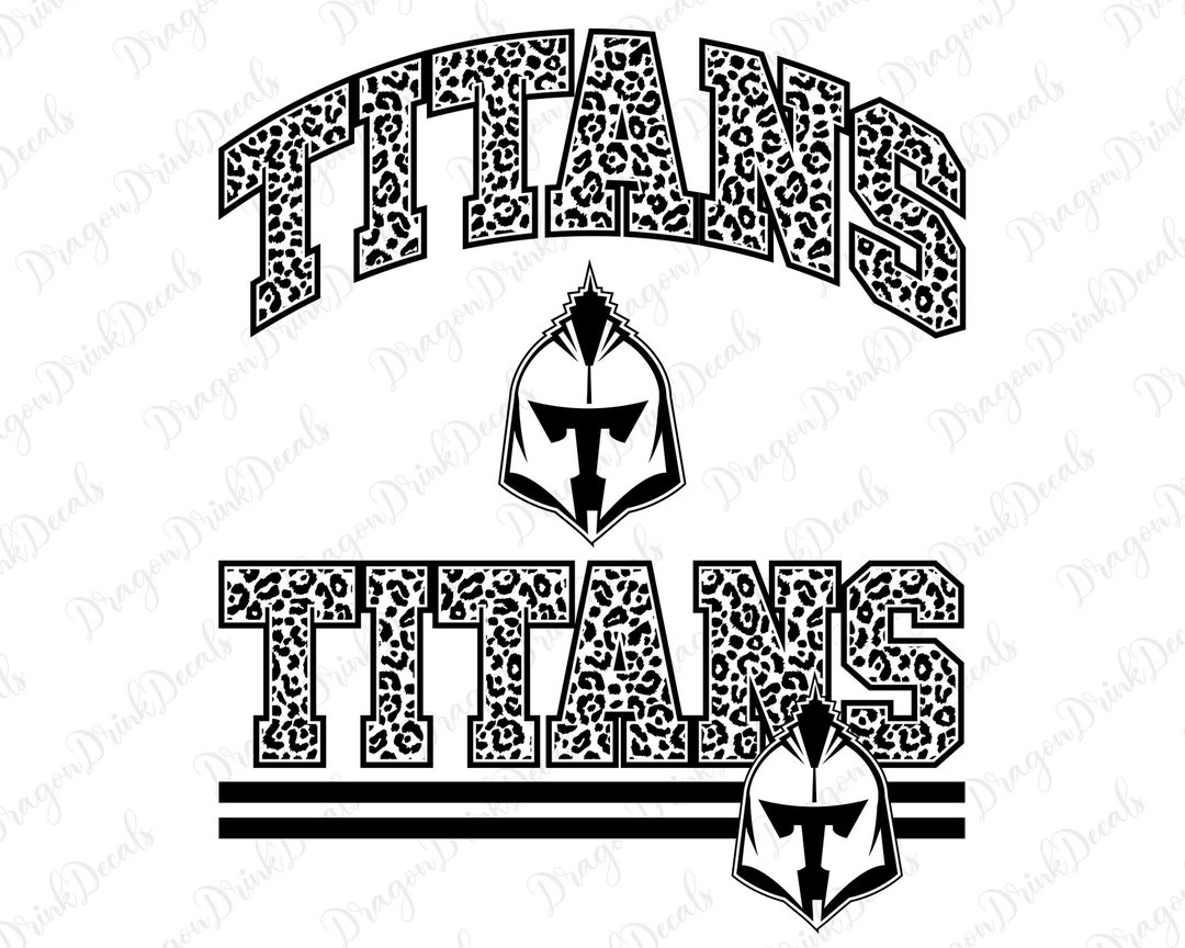 Titans Svg, Titans Leopard Mascot Svg, Mascot Sublimation, Digital Cut ...