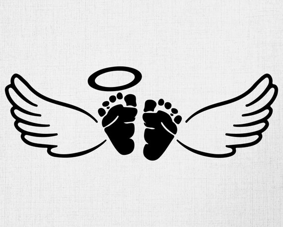 Baby Loss Memorial Svg Angel Baby Svg Mom and Baby Svg - Etsy