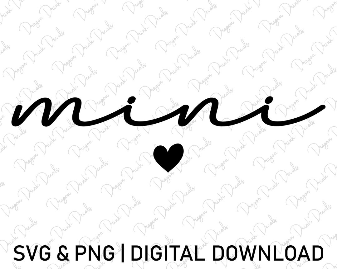 Mini Svg, Digital Downloads, Mama Svg, Family Svg, Mother's Day Svg ...