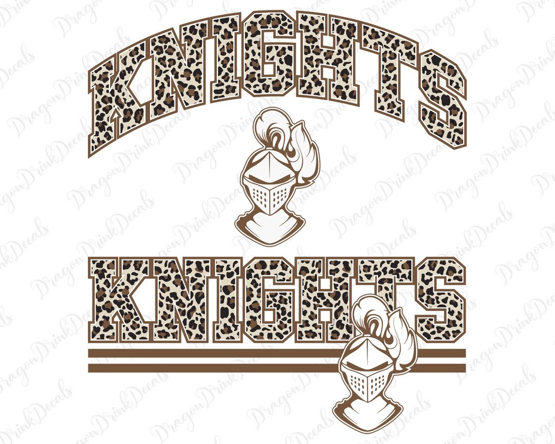 Knights Leopard Mascot Svg, Mascot Sublimation, Knights Svg, Pride ...