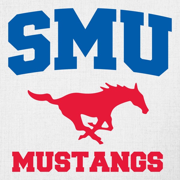Smu Mustangs Decal - Etsy