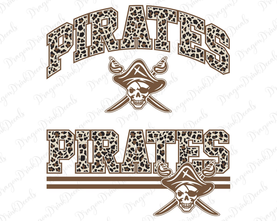 Pirates Leopard Mascot Svg, Mascot Sublimation, Pirates Svg, Pride ...