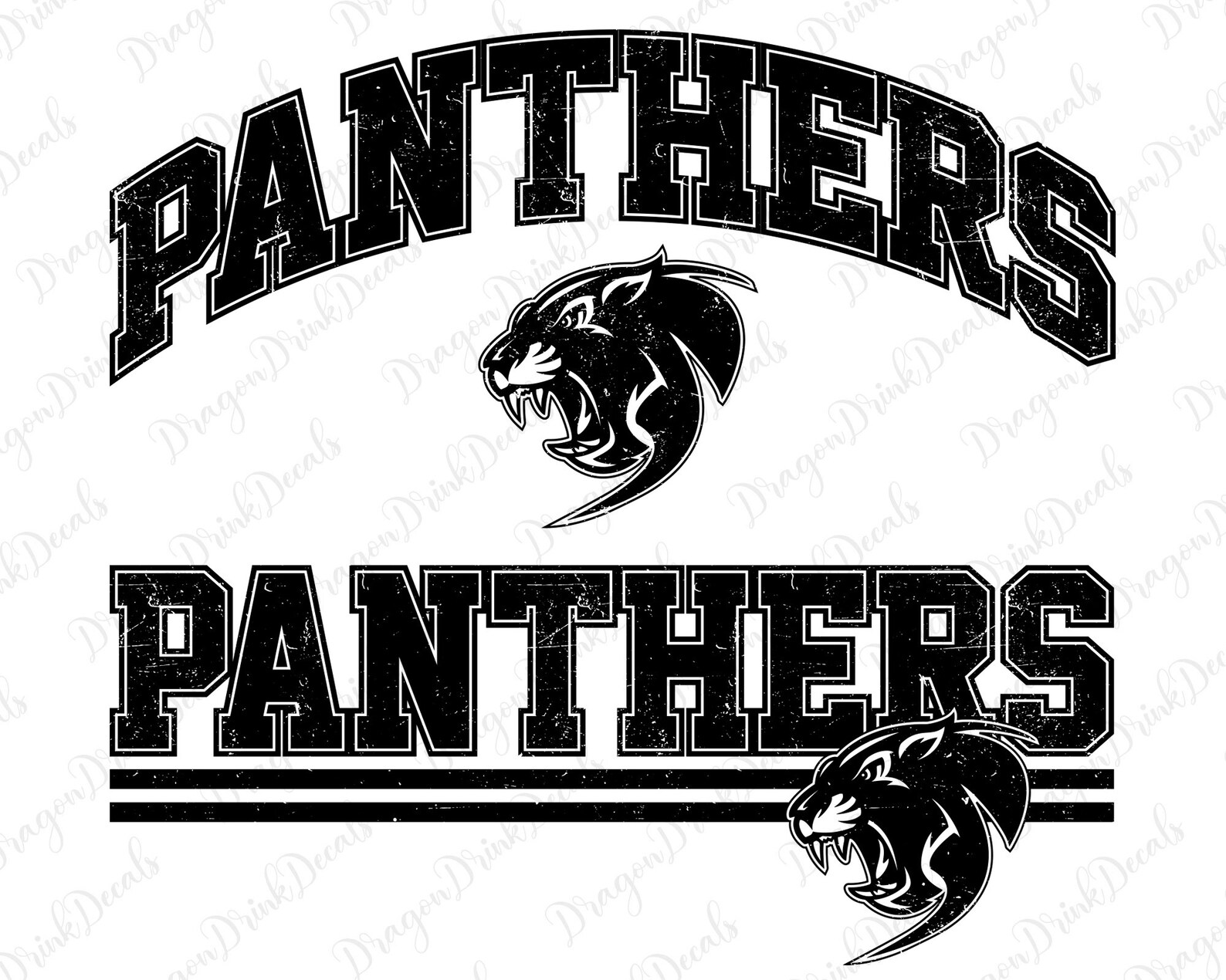 Panthers Distressed Svg, Mascot Sublimation, Panthers Mascot Svg ...