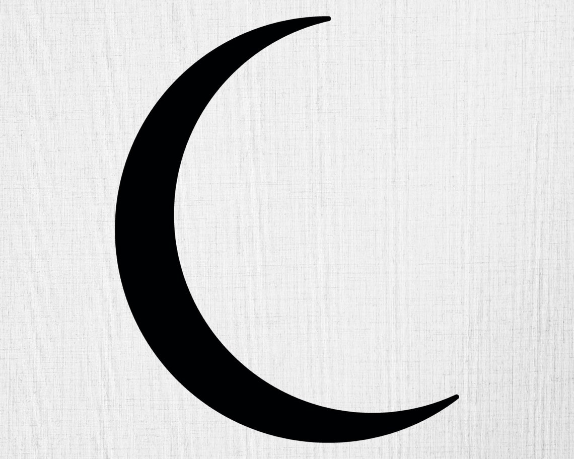 Moon Svg, Digital Download, Celestial Svg, Cute Moon Svg, Boho Moon Svg ...