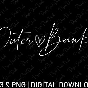 Outer Banks Svg, Digital Download, Pogue Life Svg, Cursive Font Svg ...