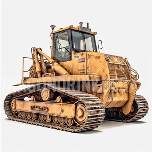 Track Loader Clipart, 12 High Quality JPG Files, Construction Vehicles ...