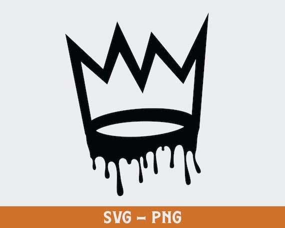 Dripping Crown Svg Digital Download Royal Crown Svg Prince - Etsy