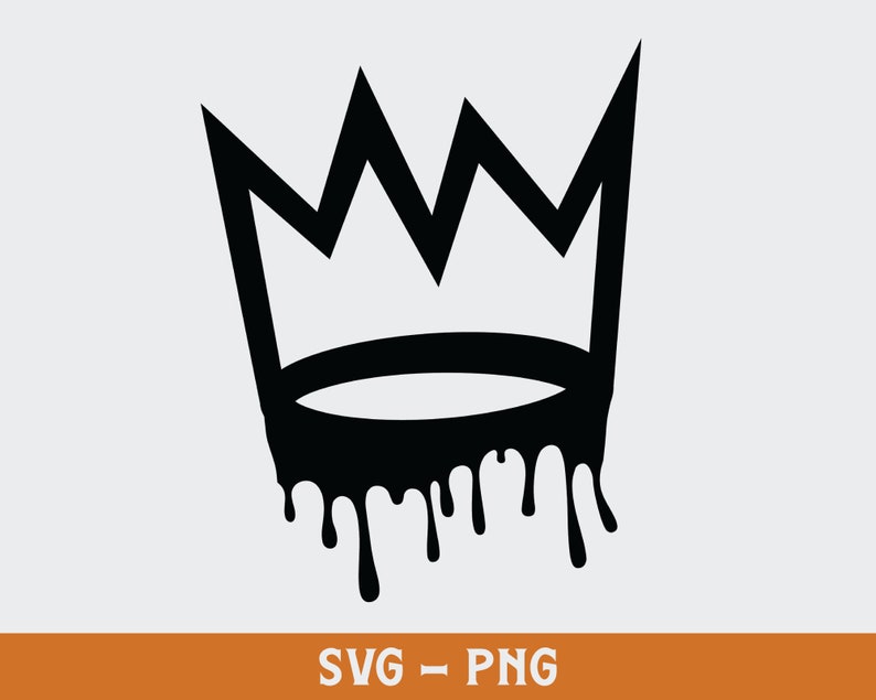 Dripping Crown Svg, Digital Download, Royal Crown Svg, Prince Crown Svg ...