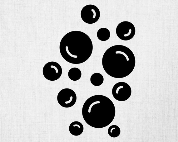 Bubbles Svg Digital Download Water Party Svg Blowing - Etsy