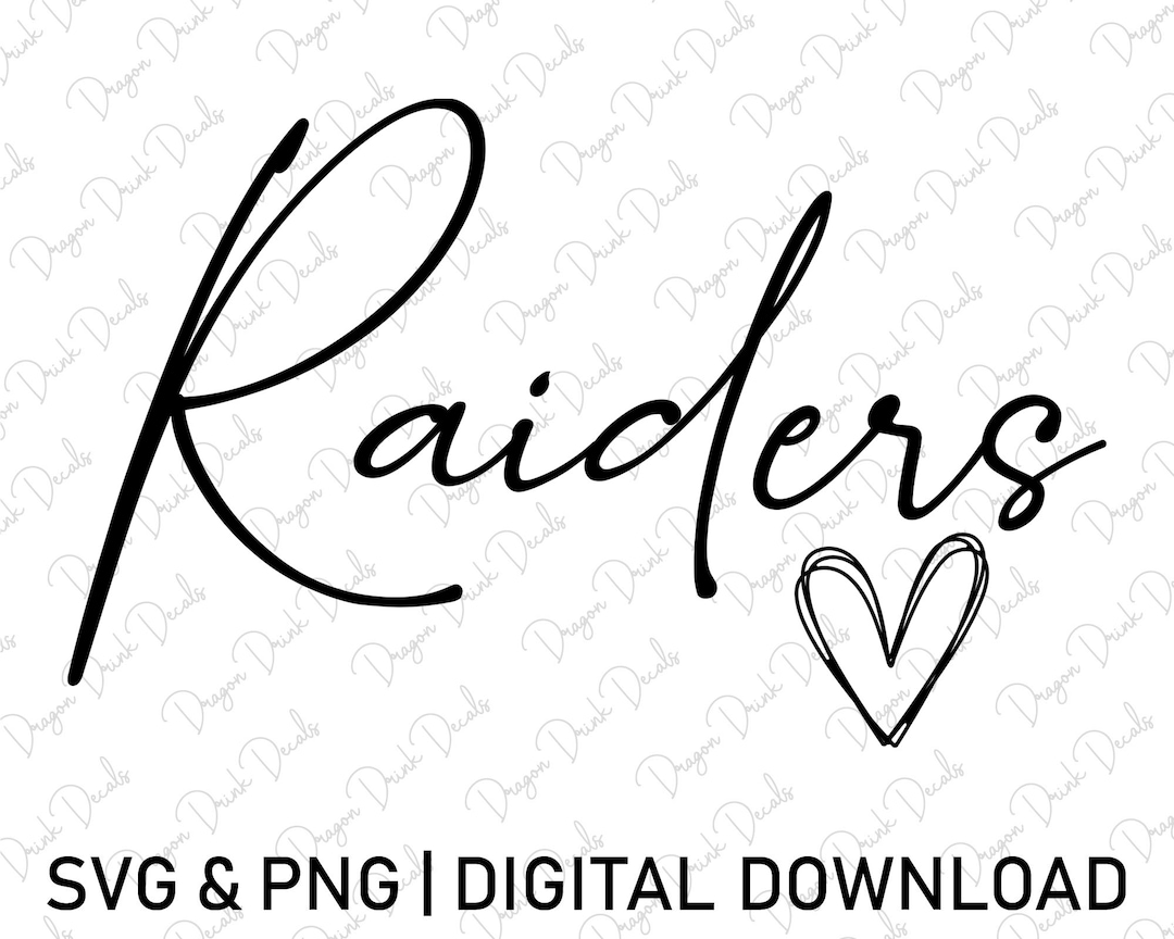 Raiders Svg, Heart Svg, Sports Svg, Basketball Svg, Baseball Svg ...