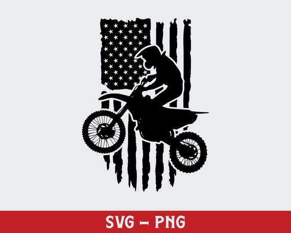 Boys Dirtbike Scrapbook Graphic Clipart