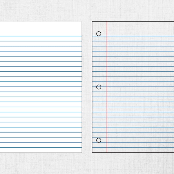 Notebook Paper - Etsy
