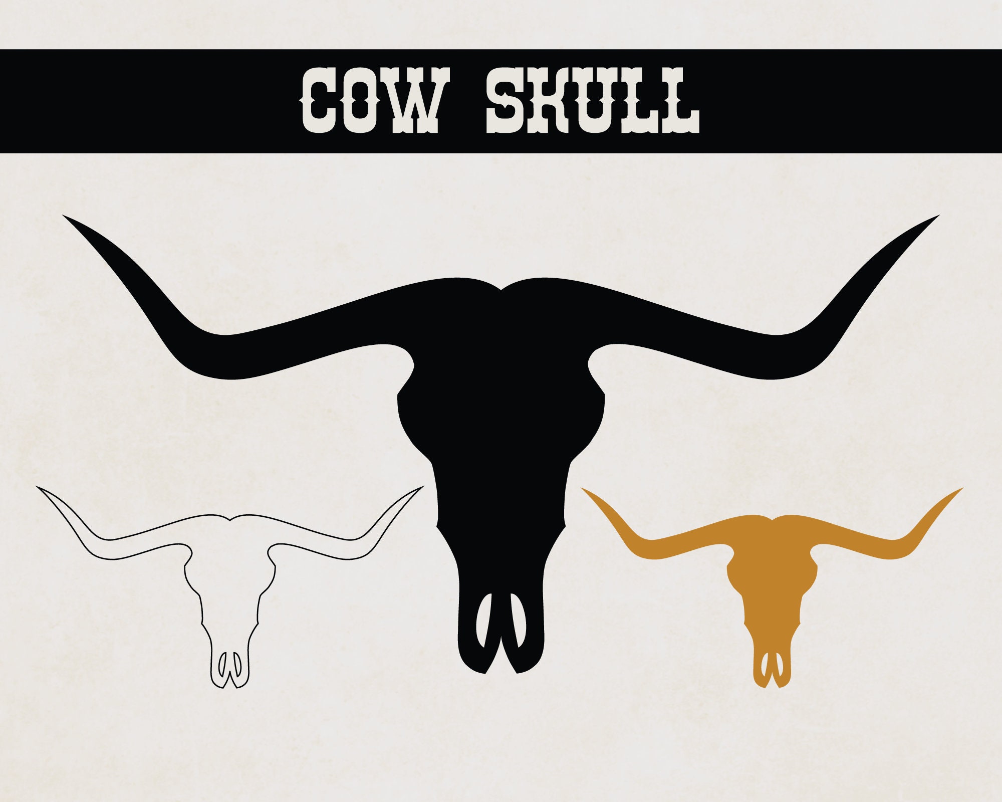 Texas Longhorn Head svg descarga digital longhorn svg - Etsy México