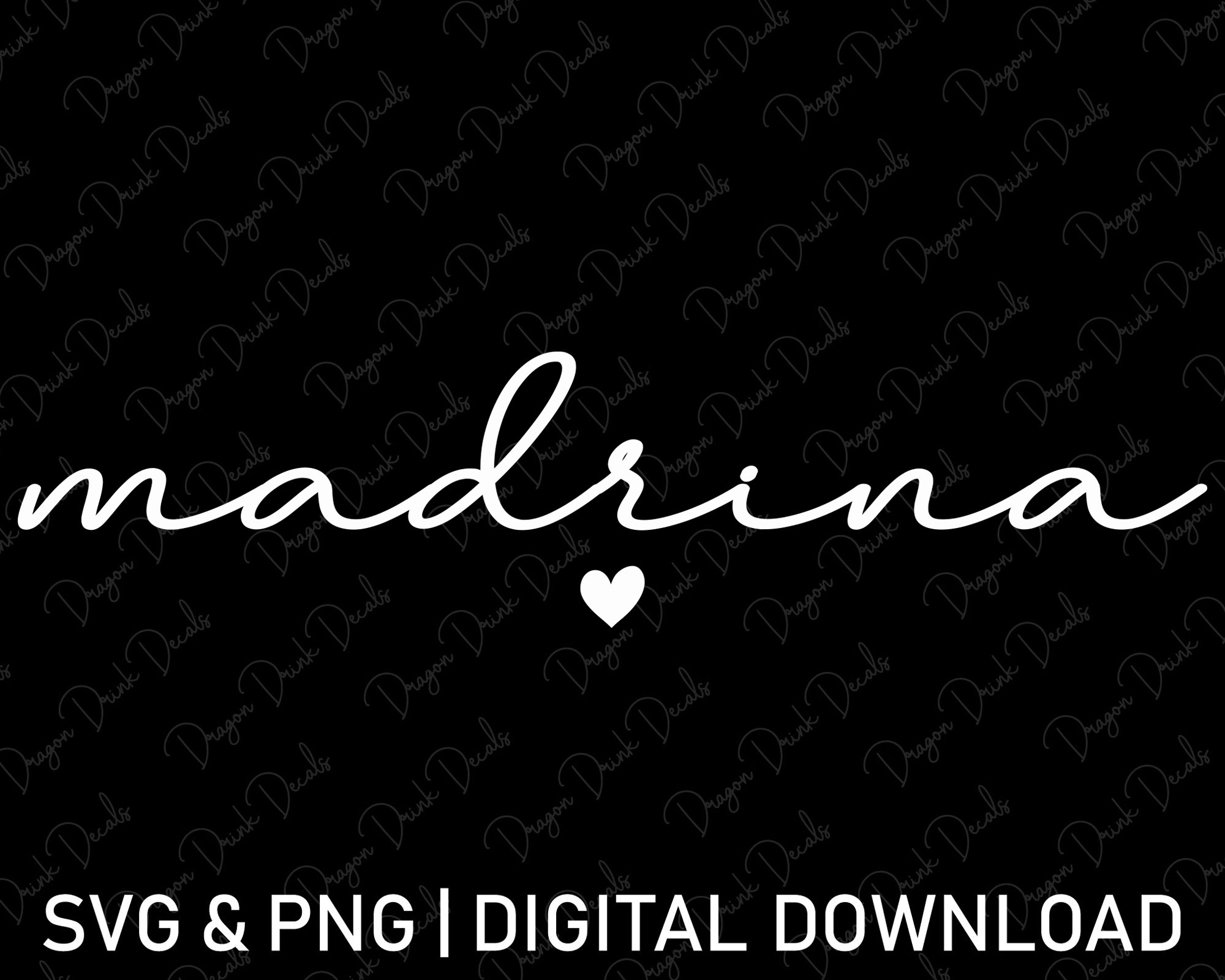 Madrina Svg Heart Svg Grandma Svg Digital Downloads Family - Etsy Canada