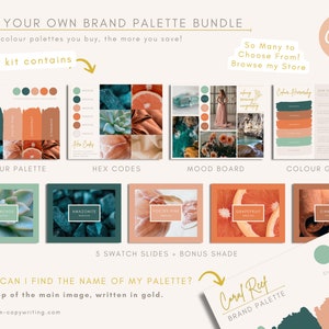 5% OFF 2 PALETTES Build Your Own Color Palette Bundle Canva Color ...