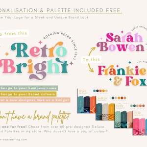 Instant Brand Kit | Logo Design | Personalised Logo | Instant Branding ...