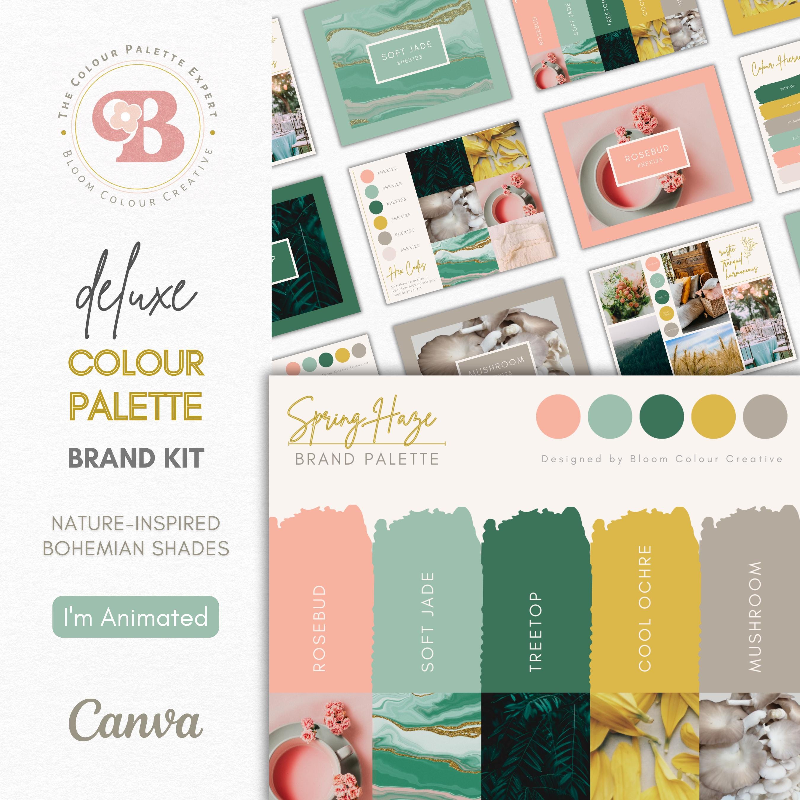 Luxury Color Palette | Brand Color Palette With Hex Codes | Premium ...