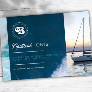 Nautical Canva Font Pairing Guide | Luxury Canva Font Guide | Canva ...